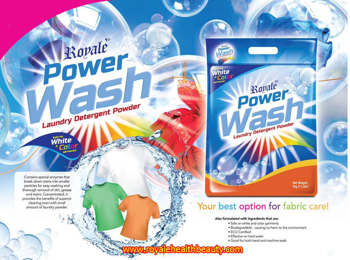 Royale Power Wash Detergent Powder | Royale Health and Beauty Online Shop